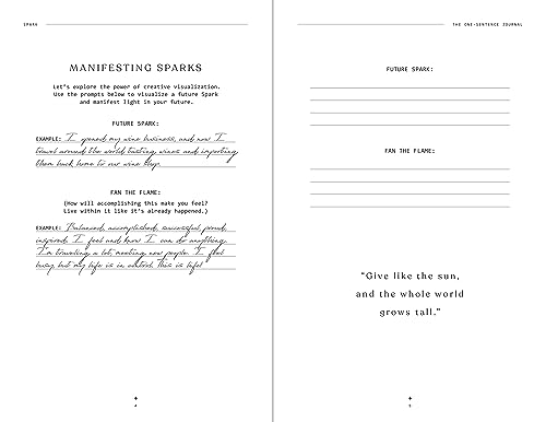 Spark: The One-Sentence Journal
