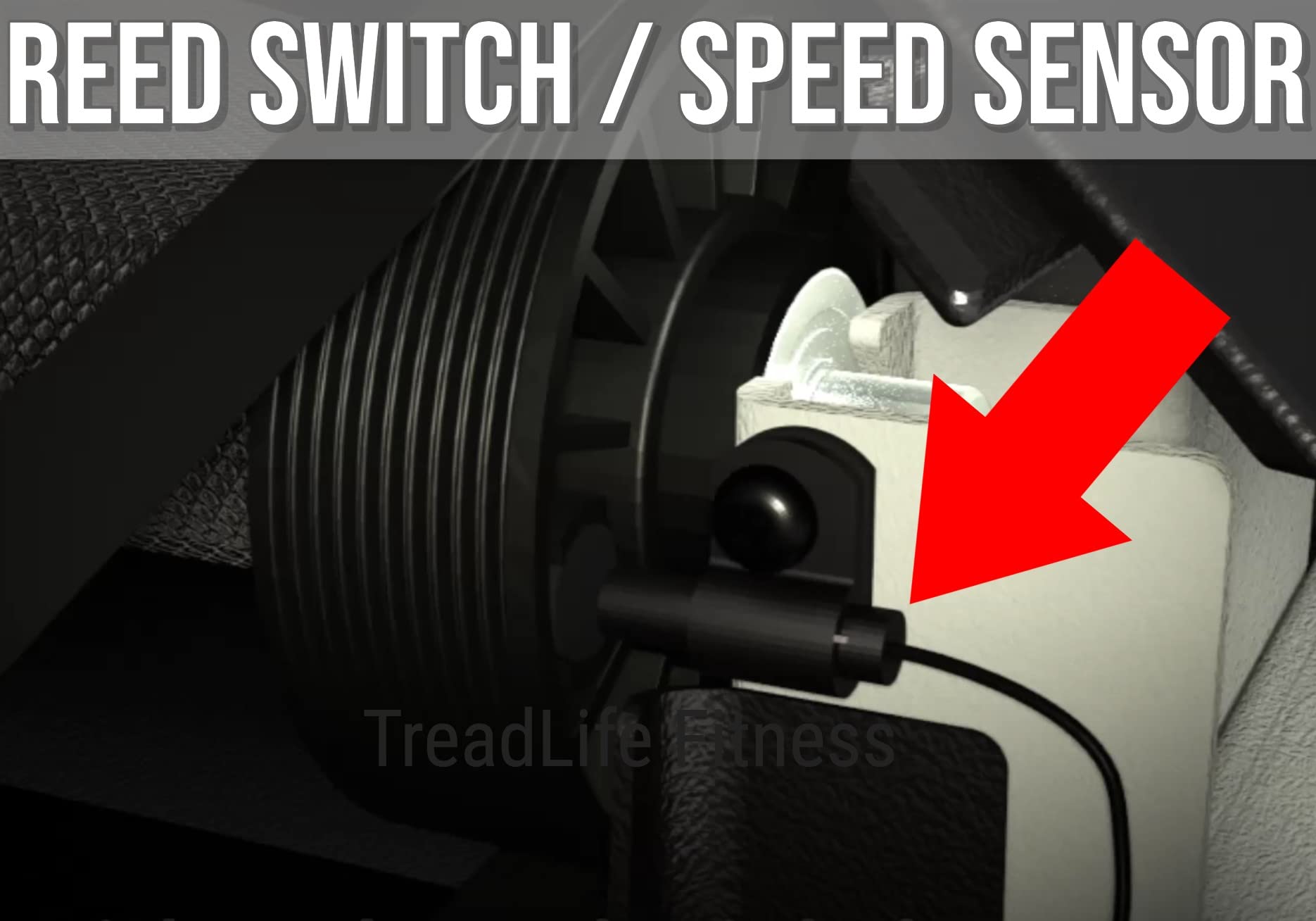 Treadmill Reed Switch RPM Sensor 165798 - Compatible with Reebok Treadmills