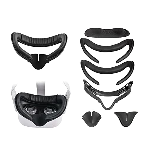 Ypger Lens Dust Pad&PU Leather Foam&VR Facial Interface Bracket&Nose Pad of Oculus Quest 2 VR Accessories