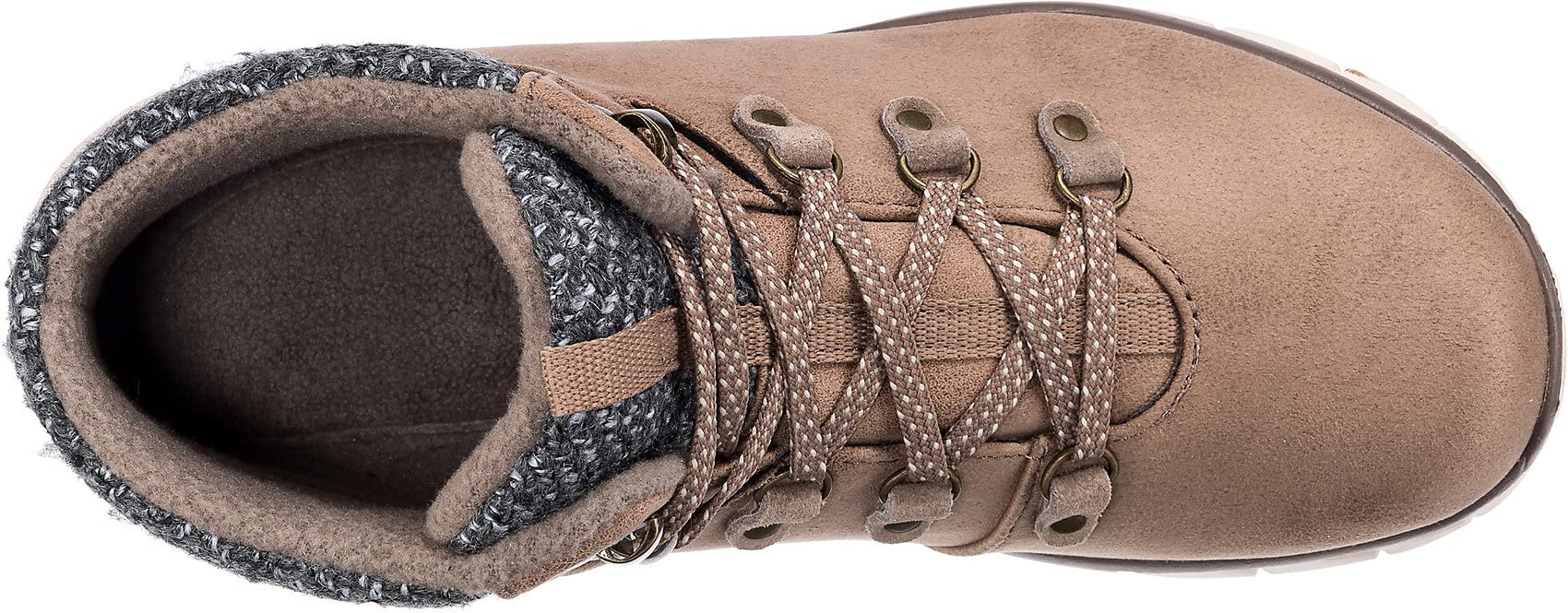 Skechers Women's Walking Boot Hiking, Taupe, 8