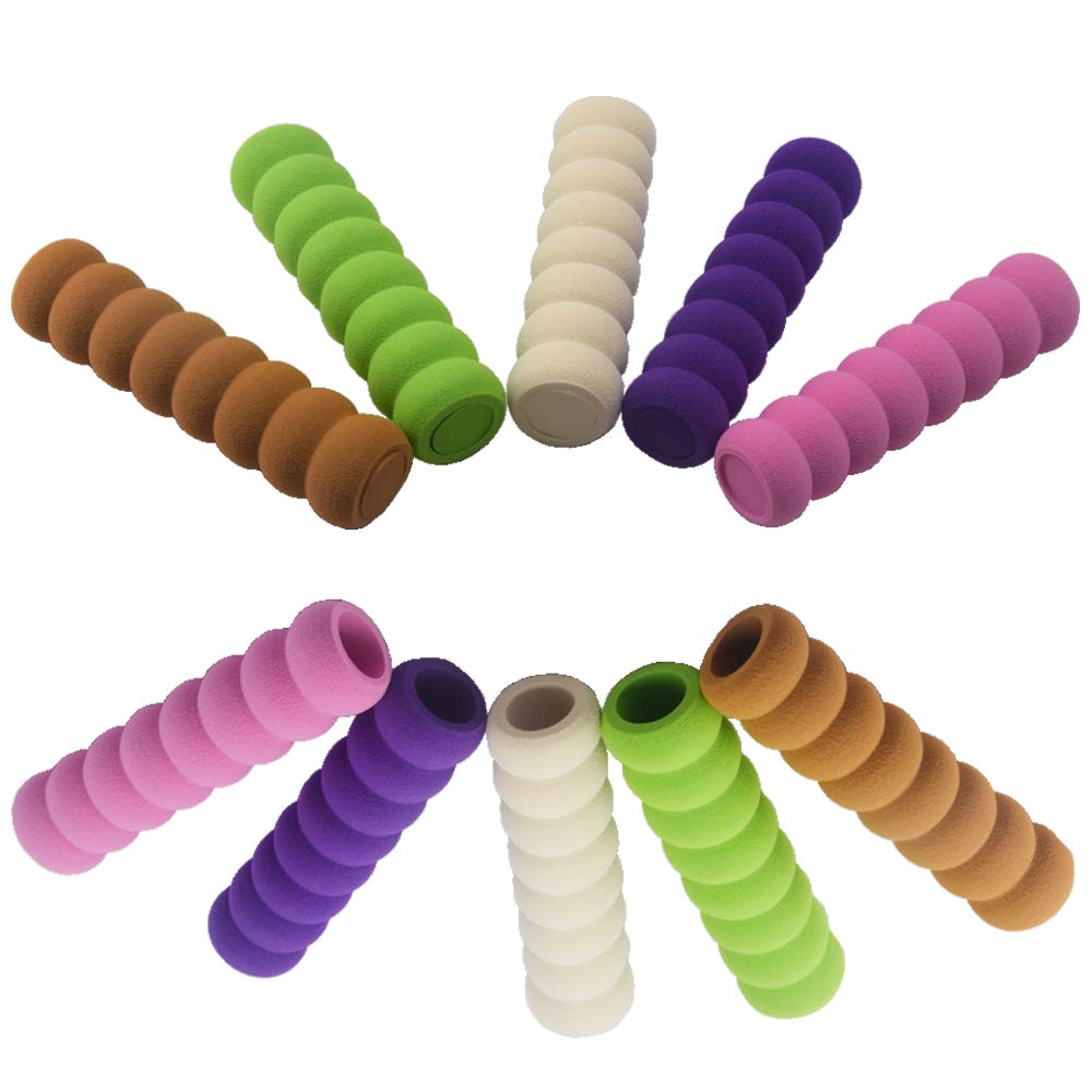 Yosawa 5 Pieces Kids Safety Door Handle Spiral-Type Children Anti-Collision Door Handle Cover (MT)