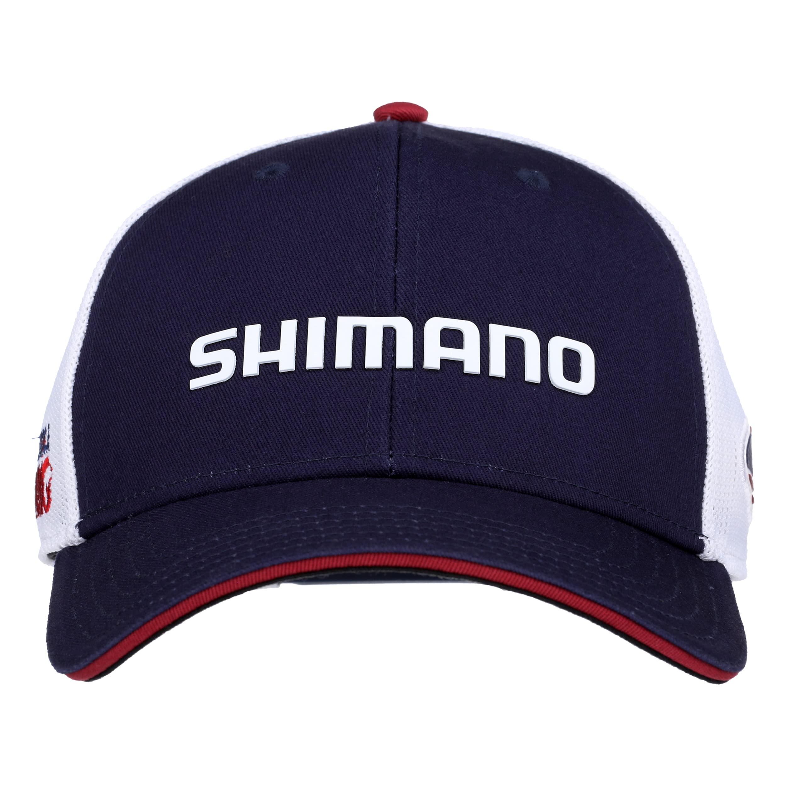 SHIMANO Fishing Keep America Fishing Cap - Navy, One Size Fits Most [AHATUSAKAFRWBBS]