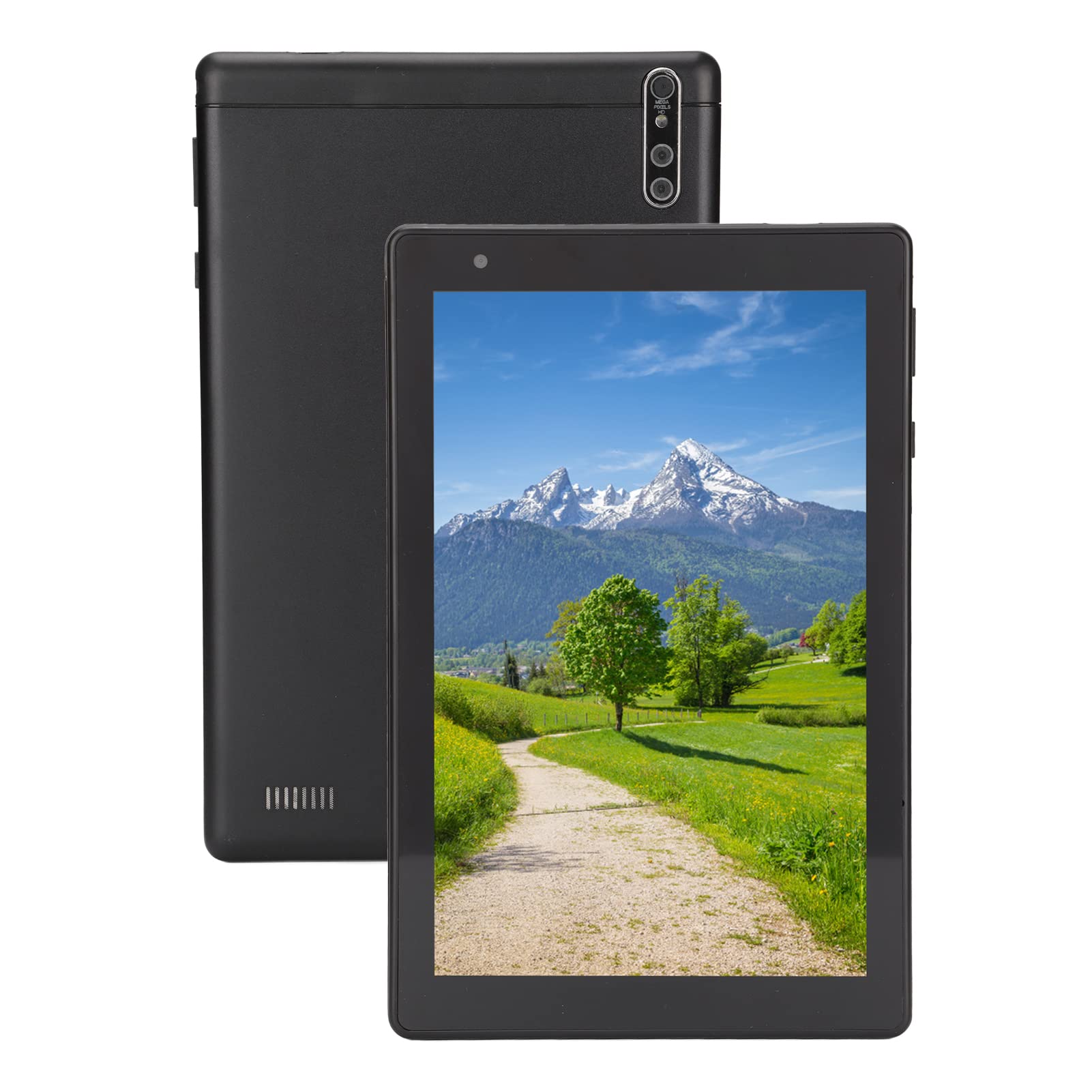 Yoidesu 8 Inch Tablet 4GB RAM 64GB ROM Dual SIM Dual Standby 8000mAh Battery 1920x1080 Dual Camera MTK6592 Processor WiFi Tablet (Black)
