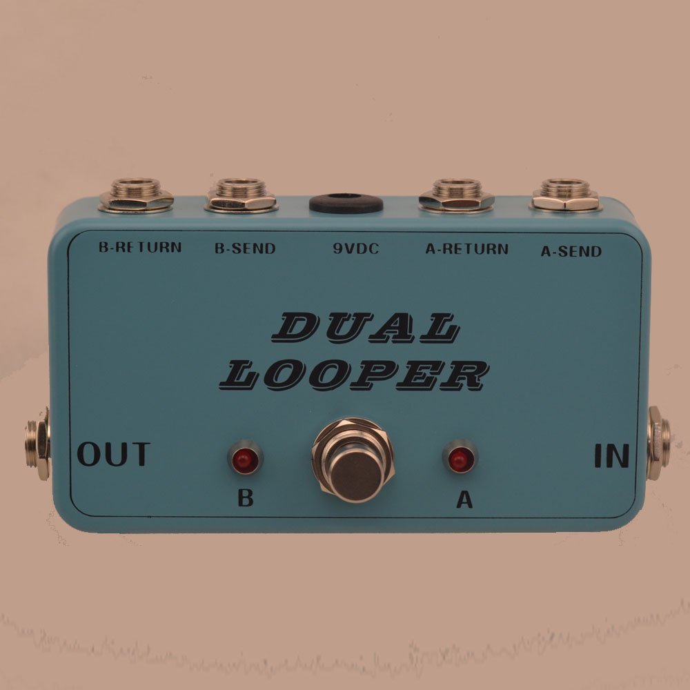 TTONE New True-Bypass Looper Effect Pedal Guitar Effect Pedal Looper Switcher true bypass guitar pedal Light green dual Loop switch