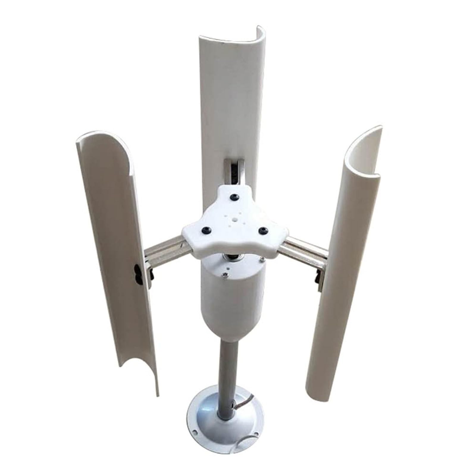XRIPAY 3 Blades Vertical Axis Wind Turbine Model, 20W DIY 3 Phase Permanent Magnet Generator 1-20 V Windmill Wind Turbine Eaves Roof Permanent Magnet Generator