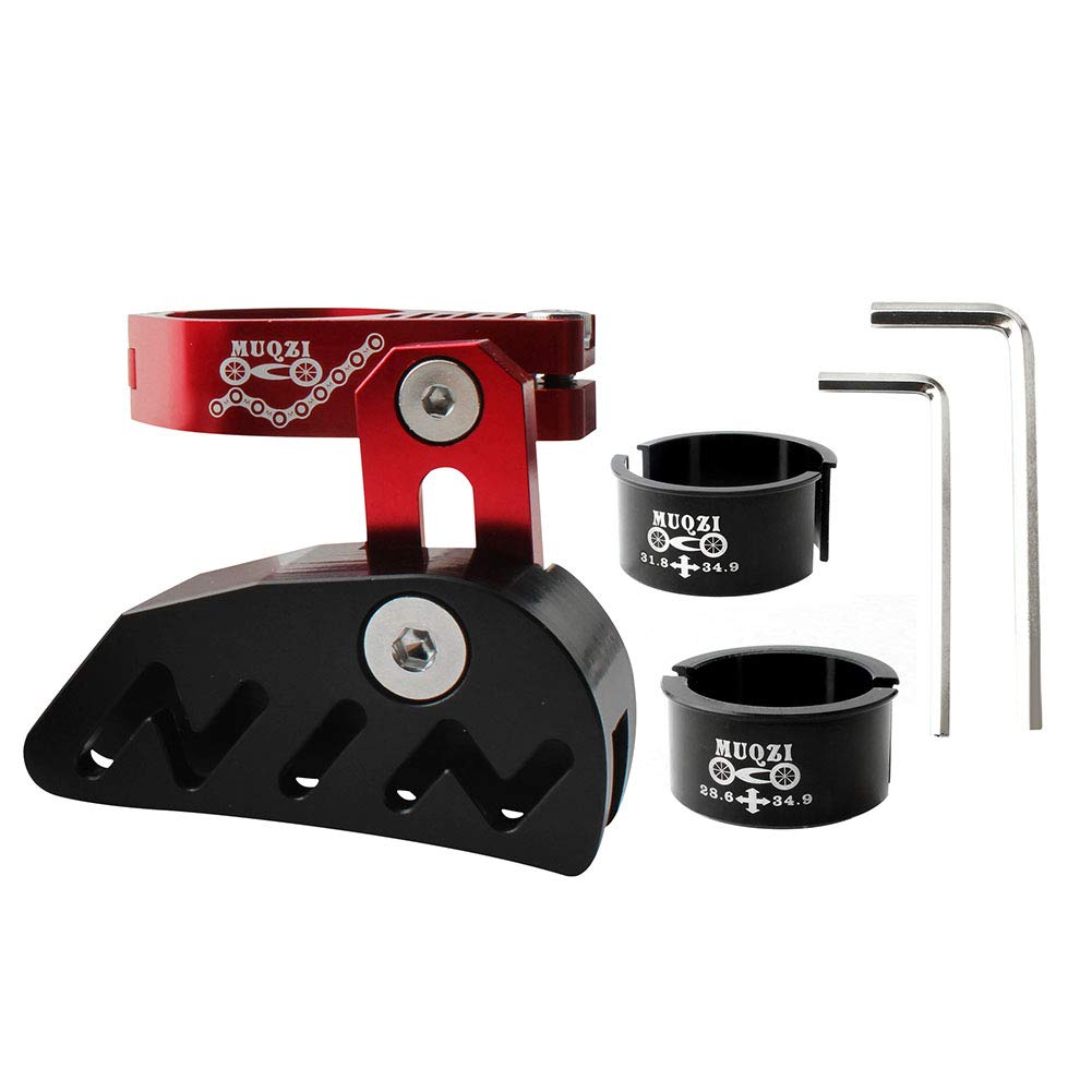 Tookie Bike Chain Guide, Hollowed Design Single Disk Stabilizer Mountain Cycle Chain Guide Tensioner, for Single Disc Sprocket, Front Dial Smooth Driving