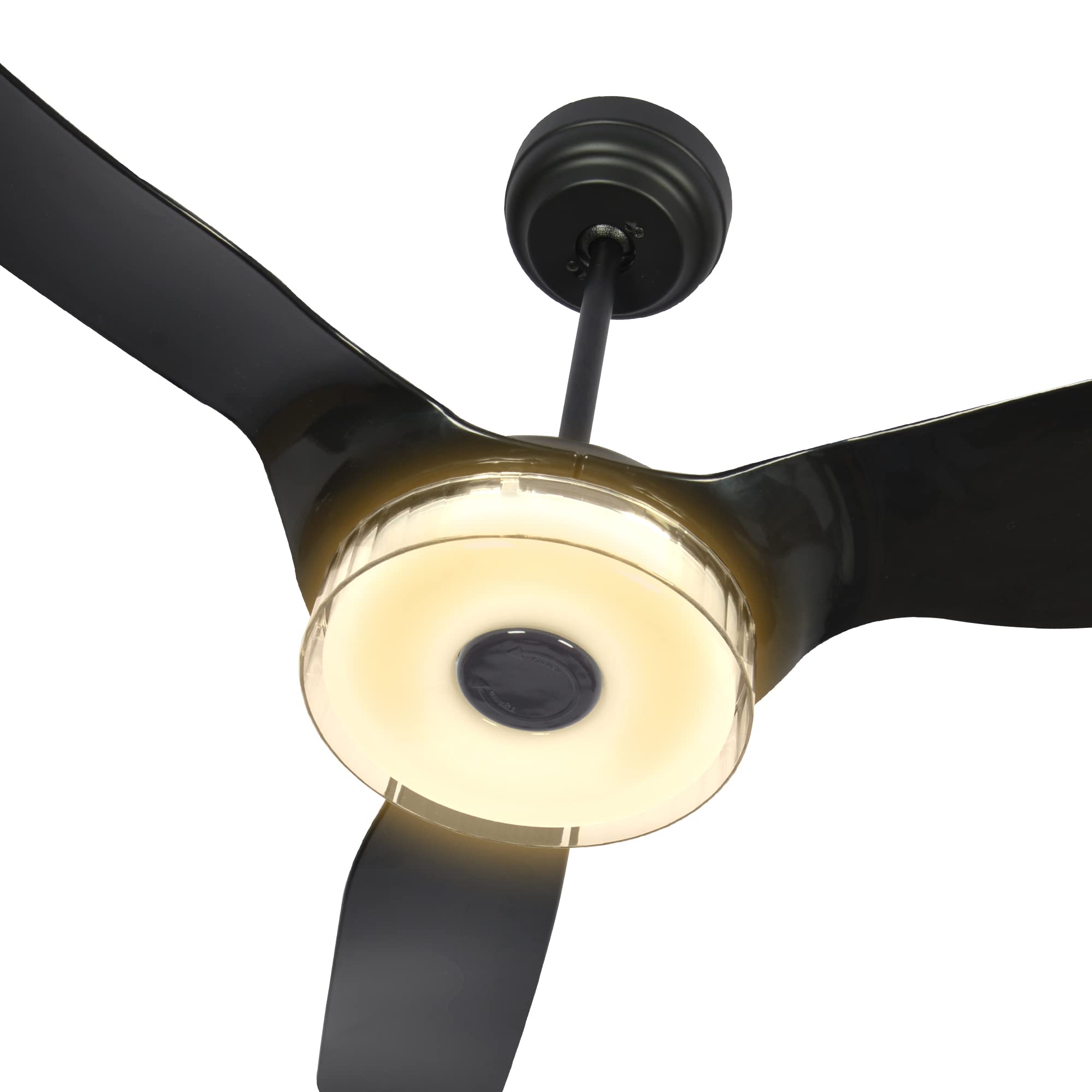 TRIFECTĆ Trifecte 60 Inch Ceiling Fan with Light and Remote, Smart Ceiling Fan Compatible with App/Alexa/Google/Siri, Low Profile Ceiling Fan with 10-Speed Reversible Quiet DC Motor, ETL Listed
