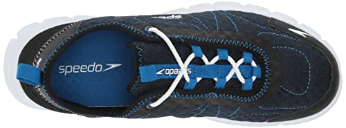 Speedo Mens Hybrid Watercross Water Shoe, Navy/White (8)