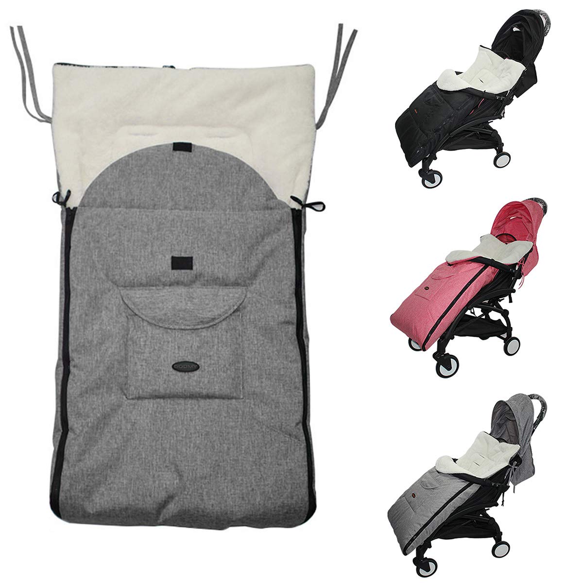 Universal Winter Baby Infant Stroller Warm Footmuff Anti-Kicking Sleeping Bag Stroller Blanket