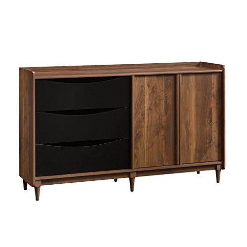 Sauder Harvey Park Entertainment Credenza, For TV's up to 55", Grand Walnut finish