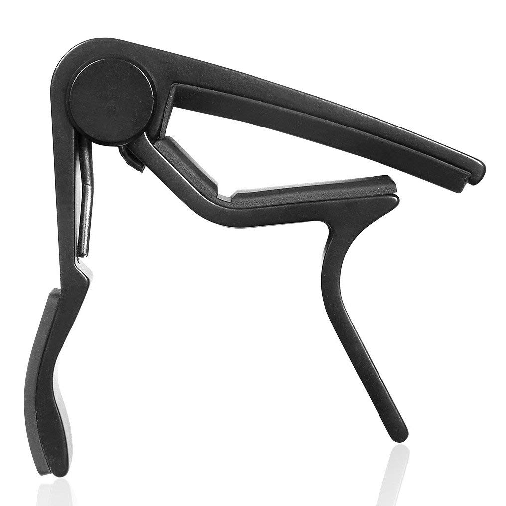 WINGO Guitar Capo for Acoustic and Electric Guitars with 5 Picks for Free, Red.