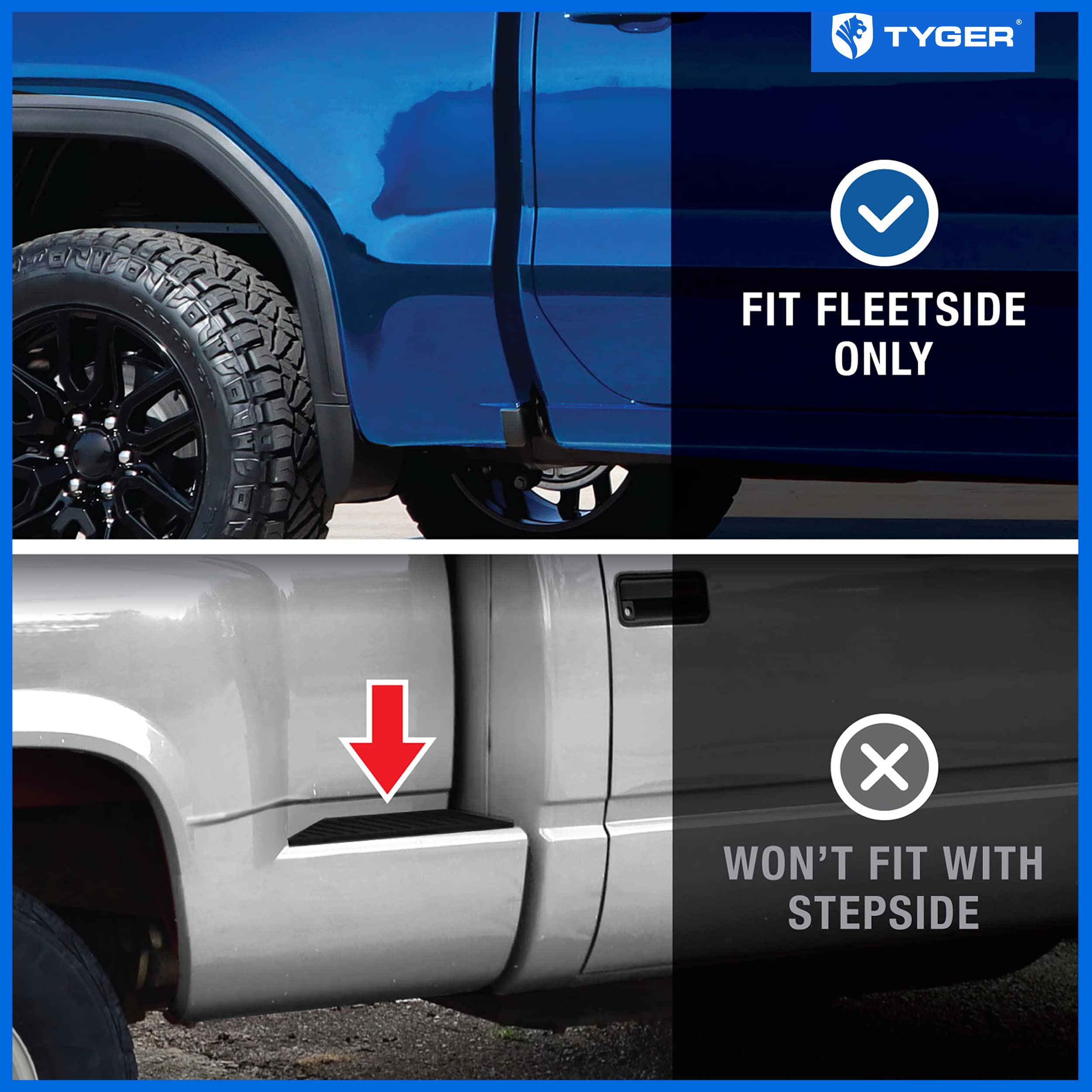 Tyger Auto T3 Soft Tri-fold Truck Bed Tonneau Cover Compatible with 2009-2014 Ford F-150 | Fleetside 5.5' (67") Bed | TG-BC3F1019