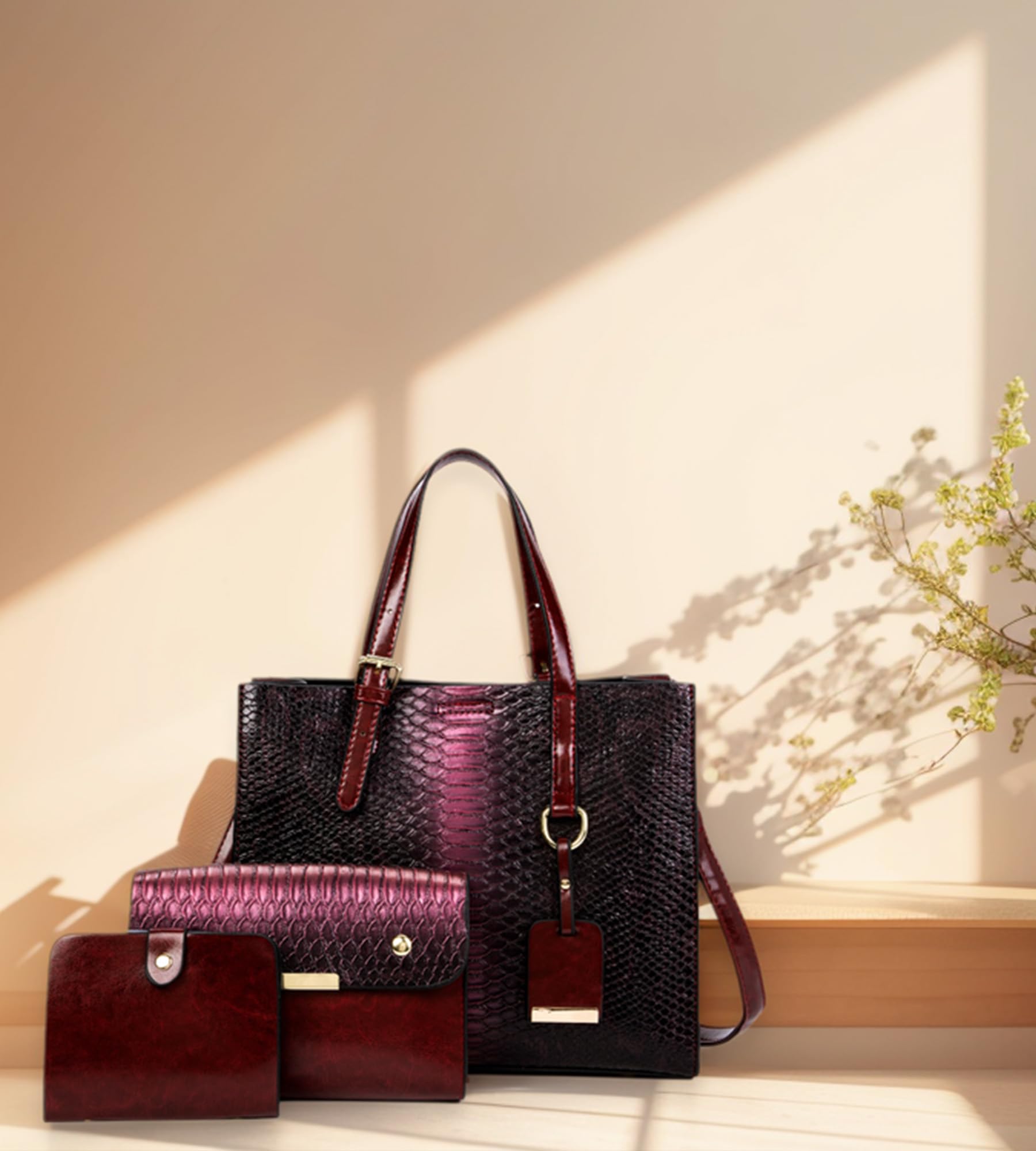 Tote Shoulder Bag for Women Large Purse and Handbag Soft Top Handle Bag Travel Bag