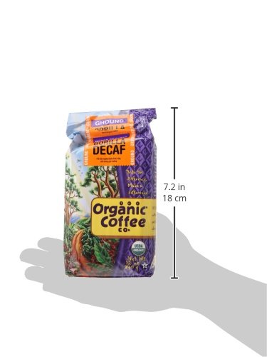 The Organic Coffee Company Ground Coffee, Decaf Gorilla, 12 Ounce