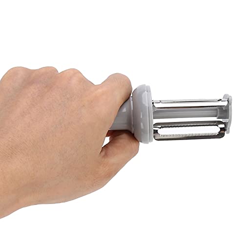 Vegetable Peeler,Kitchen Food Peelers,Household Peeler Bottle Shape Durable Fruit Potato Carrot Peeler Kitchen Tool Supplies Sharp Blades Easy Peeling(grizzly)