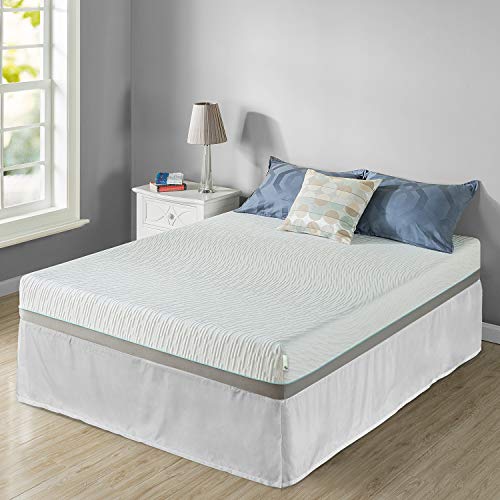 Zinus 8 Inch Green Tea Pressure Relief Memory Foam Mattress/Zoned Airflow Design/CertiPUR-US Certified, King