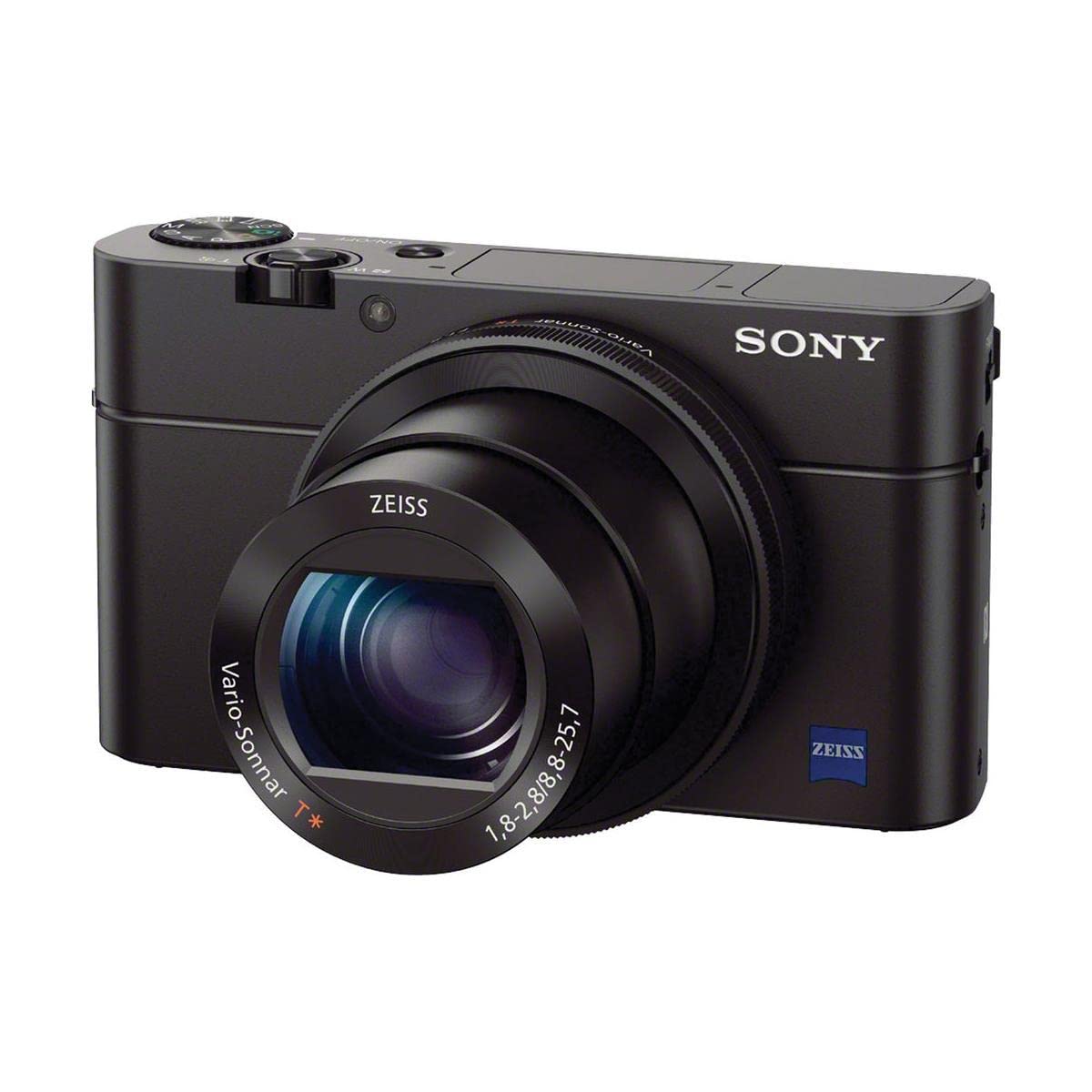 Sony Cyber-shot DSC-RX100 III Digital Camera, 20.1MP - Bundle with Case, 32GB Class 10 SDHC Card, Cleaning Kit, USB Card Reader