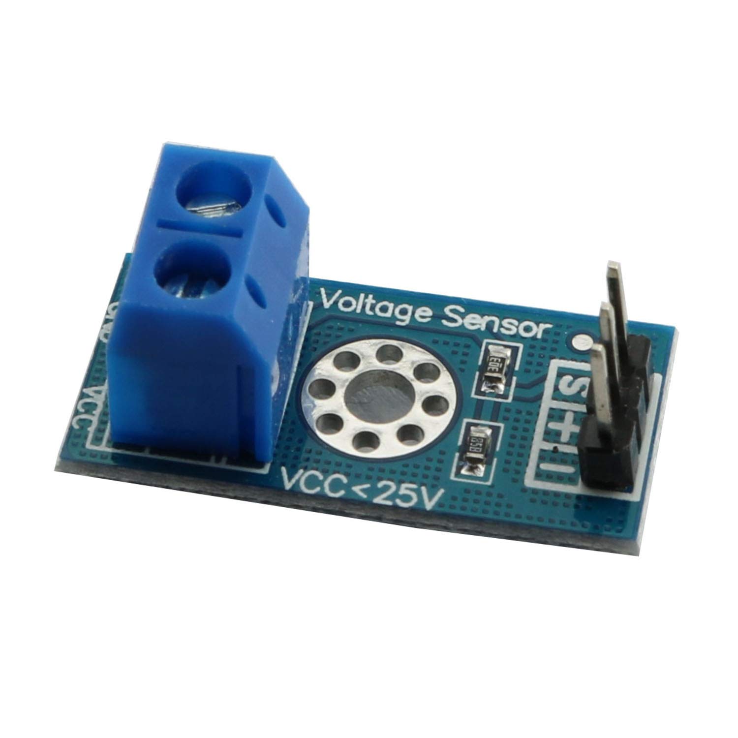 Youliang 2pcs Voltage Detection Module Voltage Sensor DC0-25v for Arduino with Code