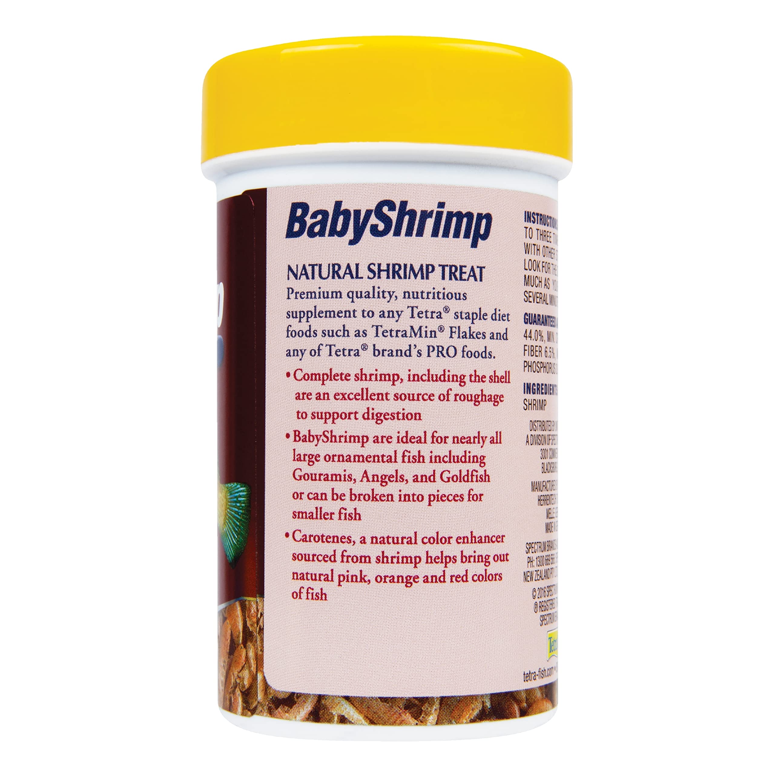 Tetra Premium Quality Baby Shrimp, One Size (Case Pack of 36 Individual Cans)