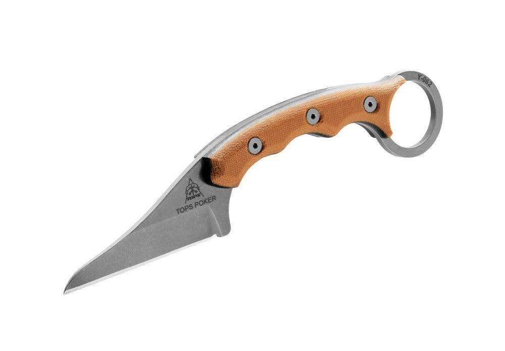 Tops Knives Poker Fixed Blade Knife PKR-01