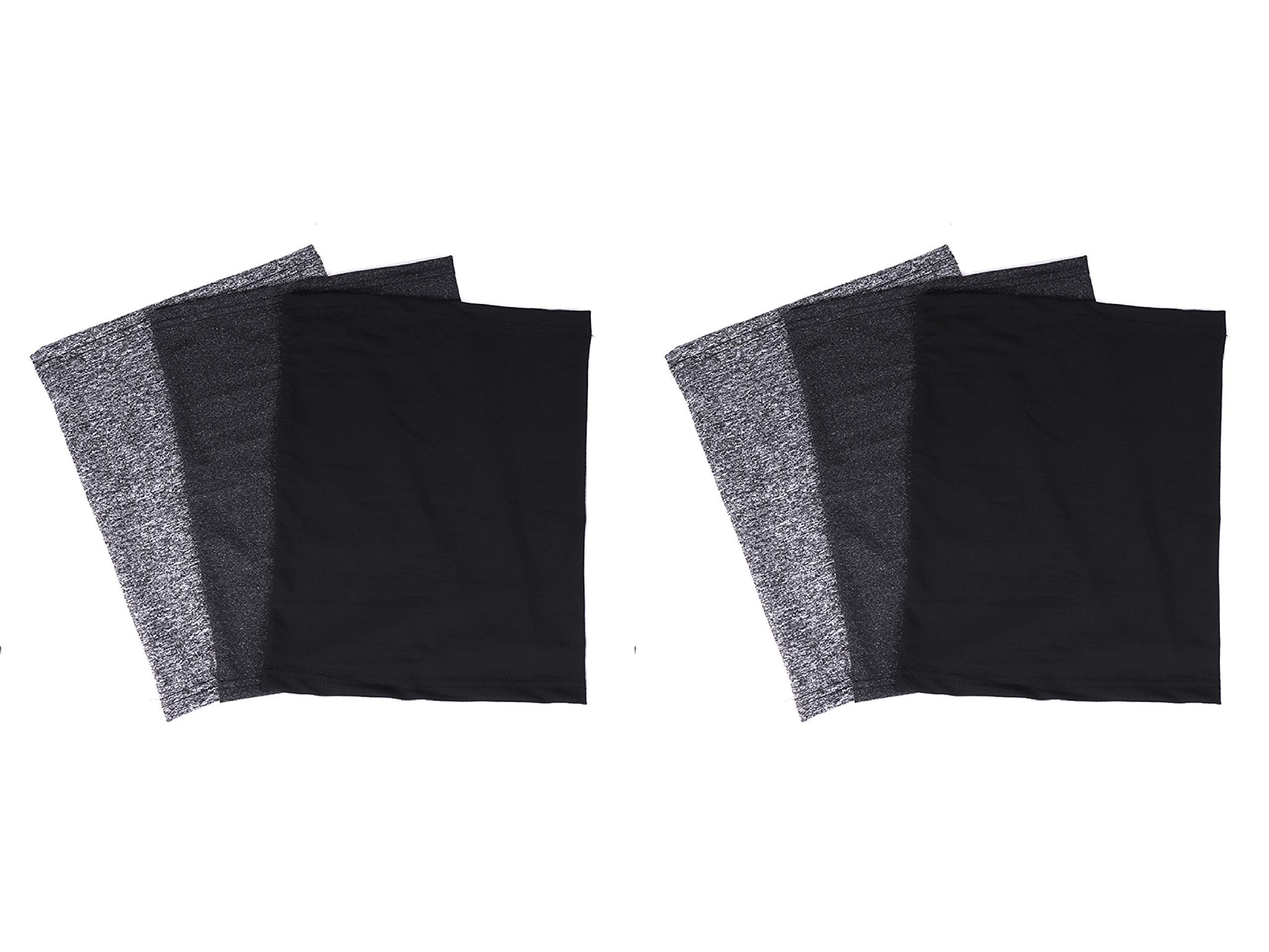 Umo Lorenzo 6-Pack Neck & Face Gaiter Warmer for Adults - Breathable Winter Balaclava Face Cover