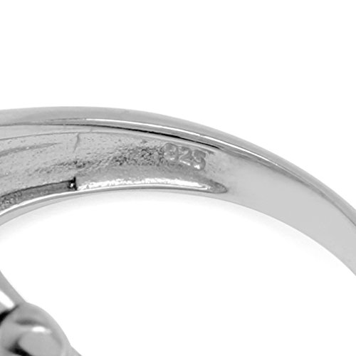 Silvershake 925 Sterling Silver Filigree Leaf Vintage Inspired Ring Size 10