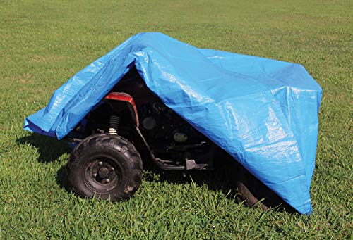 Texsport Heavy-Duty Reinforced Multi-Purpose Waterproof Blue Tarp,12'X 14'
