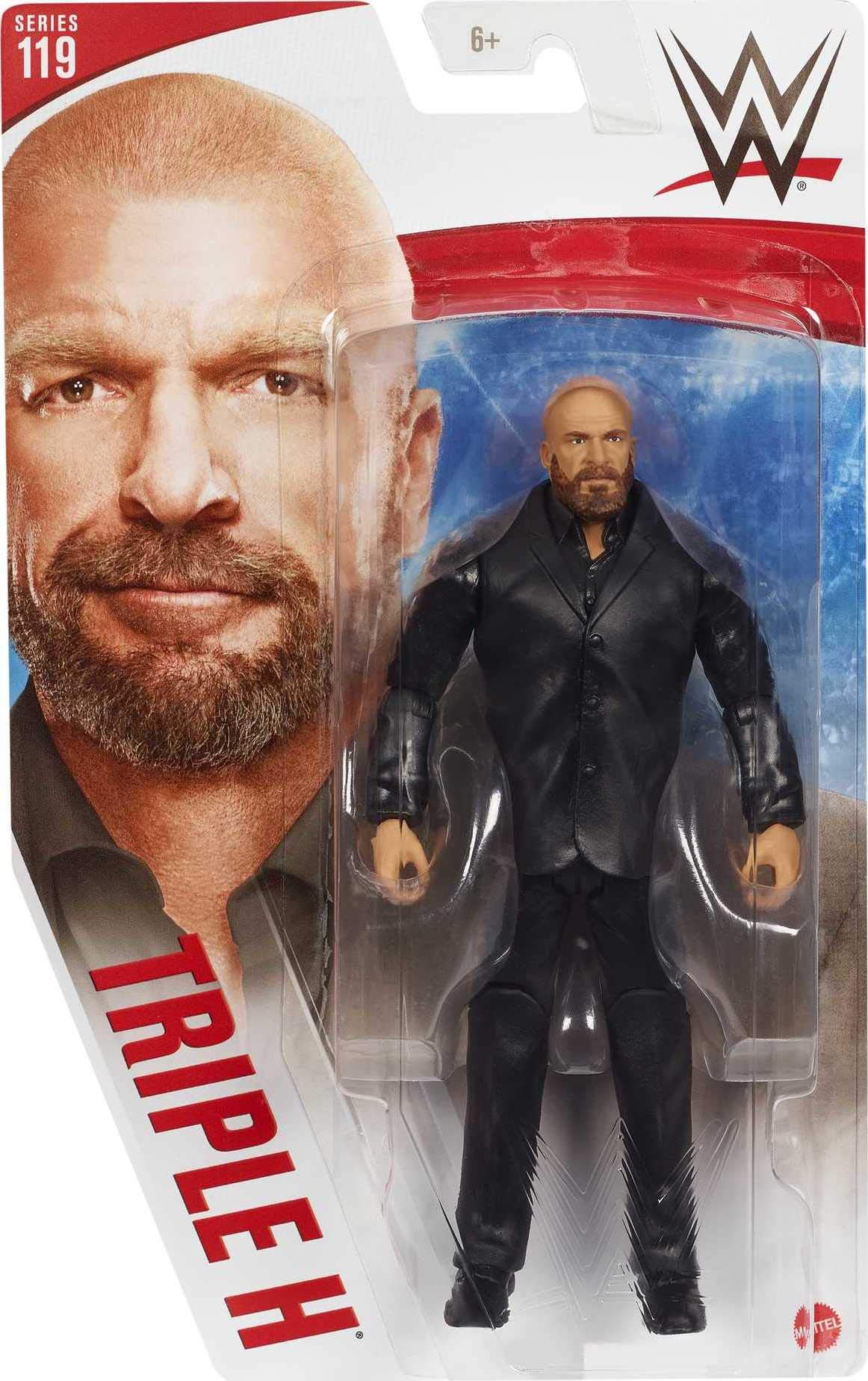 WWE Triple H Action Figure, Posable 6-in Collectible for Ages 6 Years Old and Up