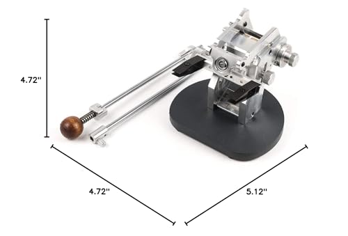 TSPROF Knife Sharpener - 'Blitz Base' |Precision Knife Sharpener System | 100% Steel and Ultra Strong Aluminum 7075-T6 Alloy | for All Types of Knives |