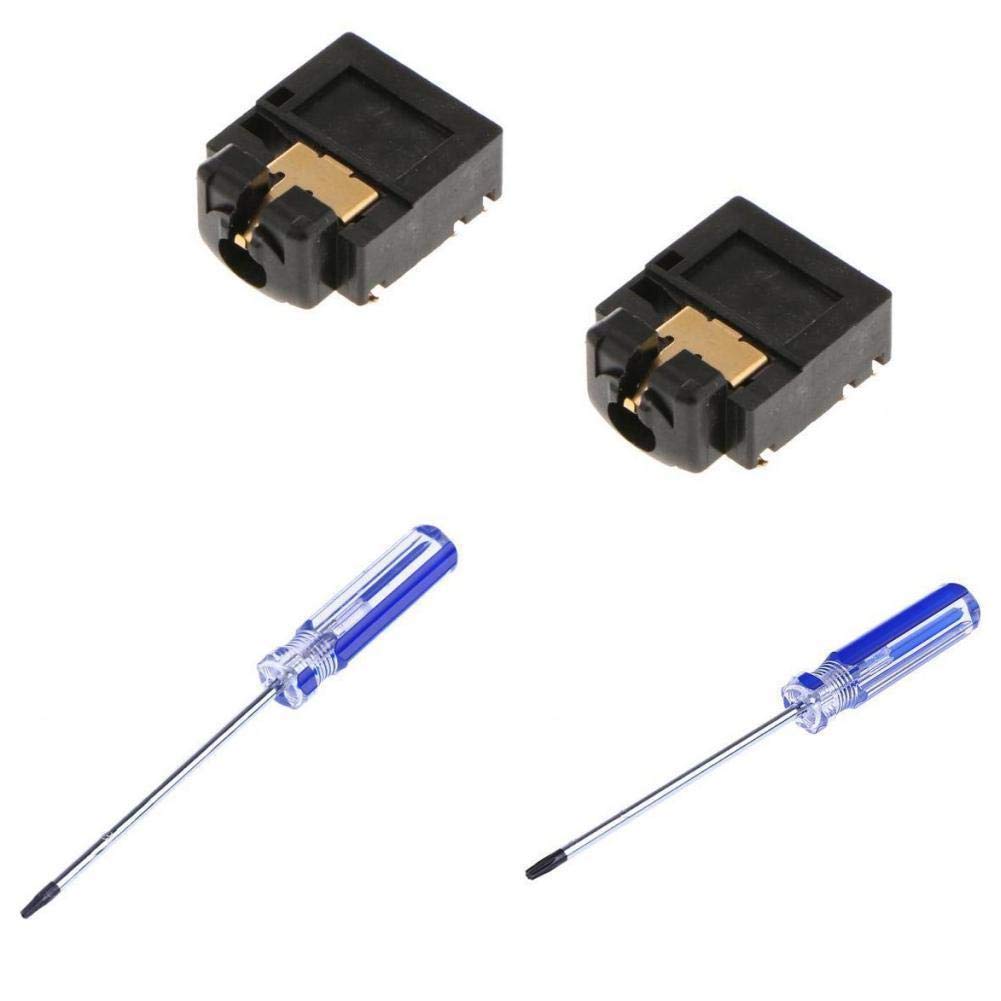 schicj133mm Replacement 3.5mm Jack Headphone Audio Port,for Xbox One Controller,with Repair Parts Screwdriver