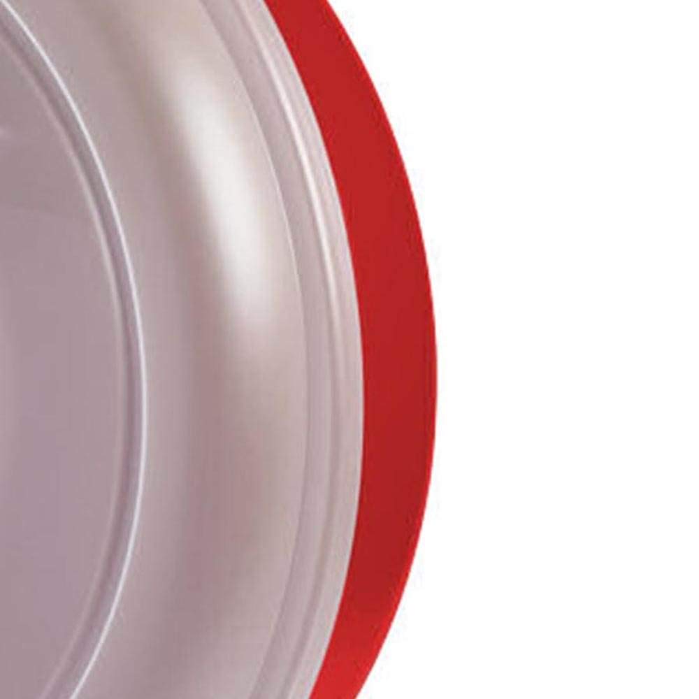 Sterilite Clear Lid Red Base Seasonal Storage Christmas Wreath Box | 19736602