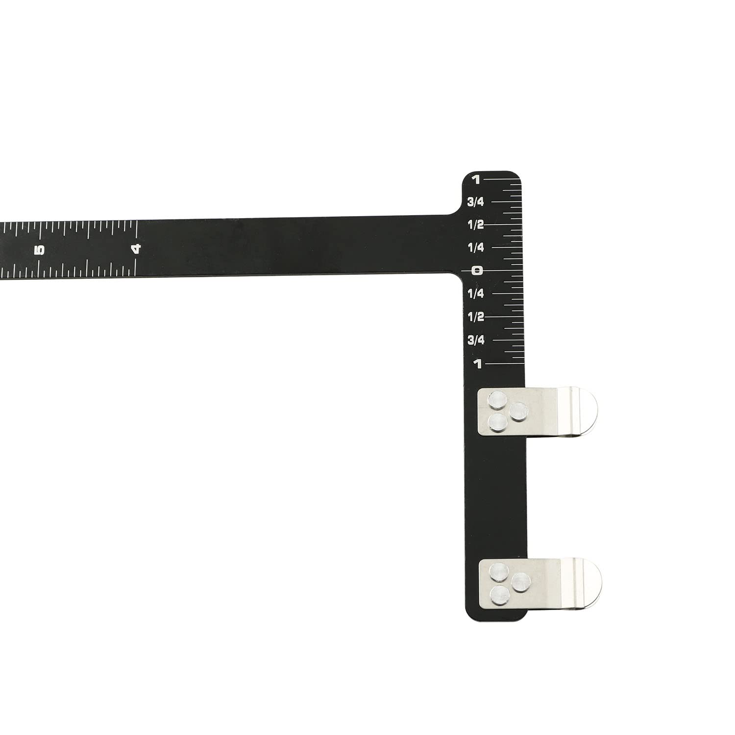 ZRM&E Aluminum Alloy Archery Bow Square L Shape Measurement 3-1/2" Works on Recurve and Compound Bows, Black