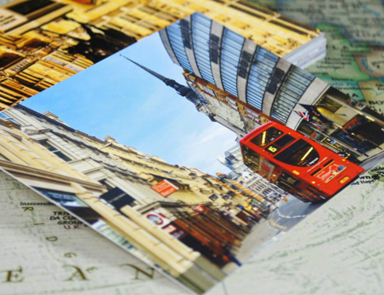 Travel postcards,Set of 30 Post cards variety pack depicting from Around the World Famous Travel Sites,Assorted Postcards Bulk, 4 x 6 -London
