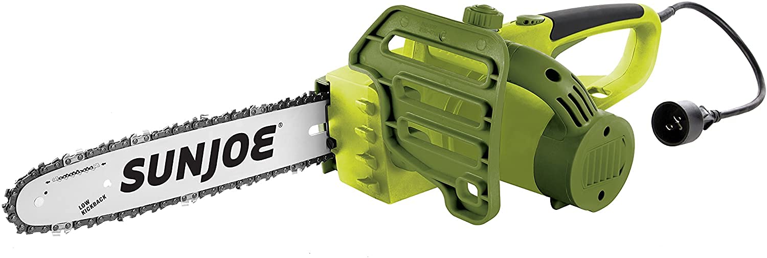 Sun Joe SWJ698E-RM 12-inch 9-Amp Electric Chain Saw with Kickback Safety Brake