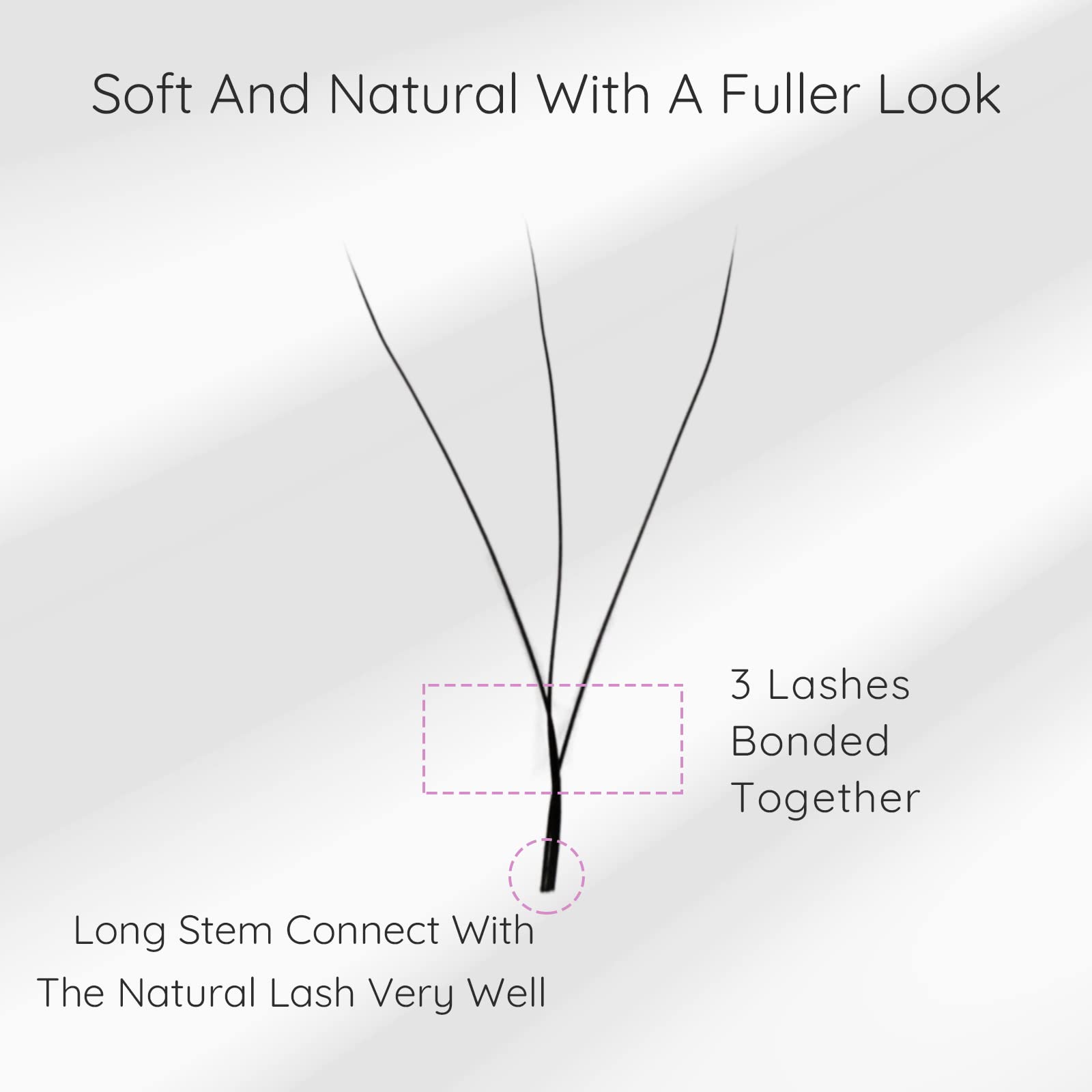 Y Lash Extensions C Curl .07mm 8-12mm Mix Tray Premade Volume 2D Fans Eyelash Extension .07 Mix YY Type Wispies Soft Eye Lashes Supplies by EMEDA (0.07 C MIX 8-12 )
