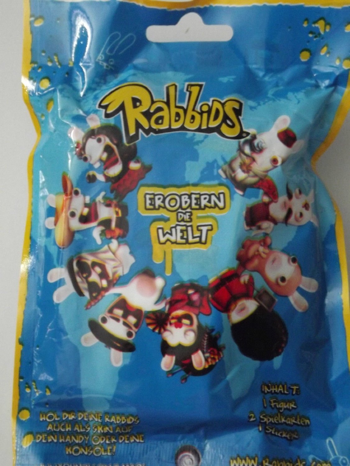 Rabbids - Invade The World / Erobern die Welt - Blind Bag Assortment Approx 2.75" Tall - 10 Single Bags