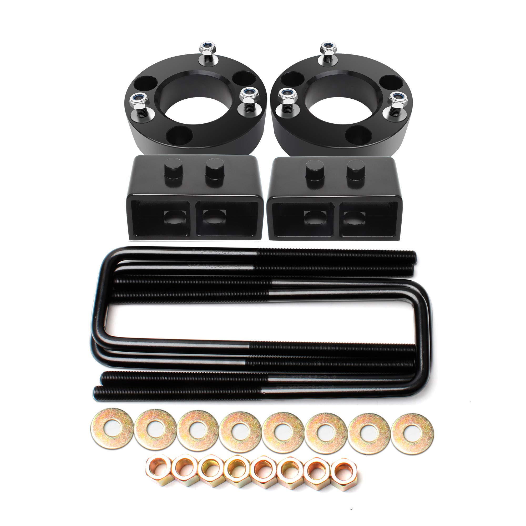 ZY WHEEL 3'' Front and 2'' Rear Leveling Lift Kit Compatible for 2004-2020 Ford F150 2WD 4WD