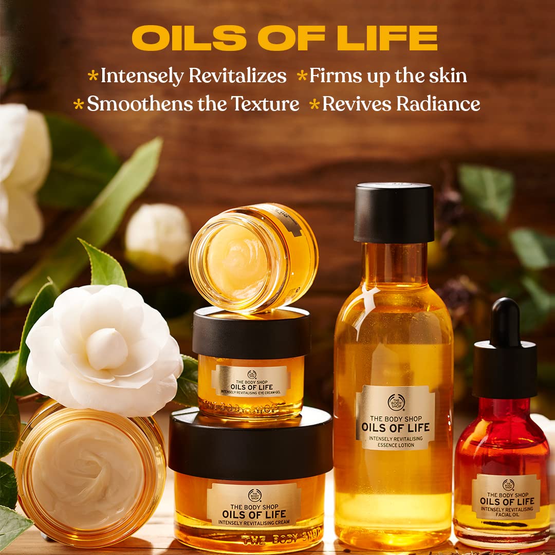 The Body Shop Oils Of Life Intensely Revitalising Sleeping Cream, 100% Vegan Night Cream, 2.7 Oz