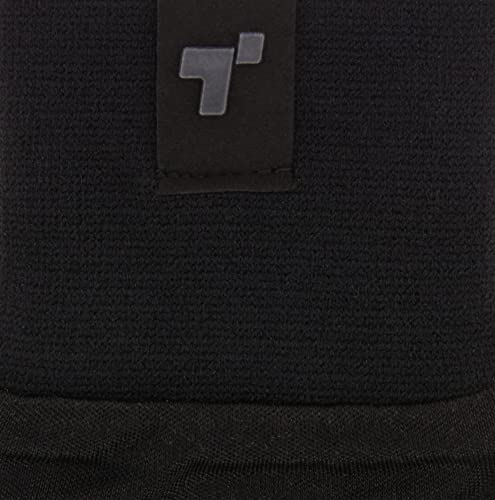 Terramar Adult Thermasilk Liner Winter Gloves for Men and Women Skiing, Hikking, Cold Weather Activities, Black, Medium