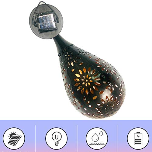 Solar Lantern Light Outdoor Waterproof Outdoor Lantern Hanging Light for Indoor Outdoor Home Garden Patio Backyard Decor