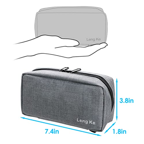 YOUSHARES Insulin Cooling Travel Case - Portable Diabetic Supplies Organizer Cooler Bag for Insulin Pen, Syringe, Glucose Meter and Other Diabetic Supplies with 2 TSA Approved Ice Pack (Grey)