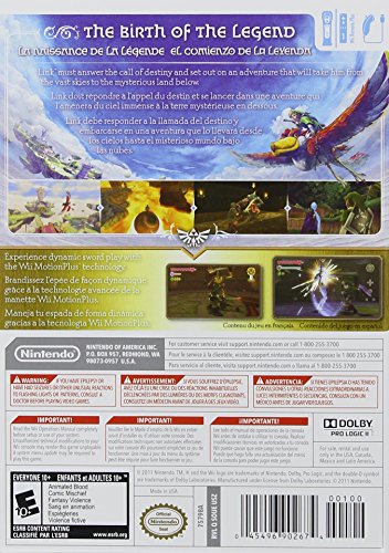 The Legend of Zelda: Skyward Sword with Music CD