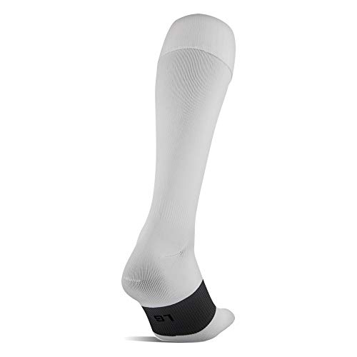 Under Armour Unisex UA Soccer Solid Over-The-Calf Socks LG White