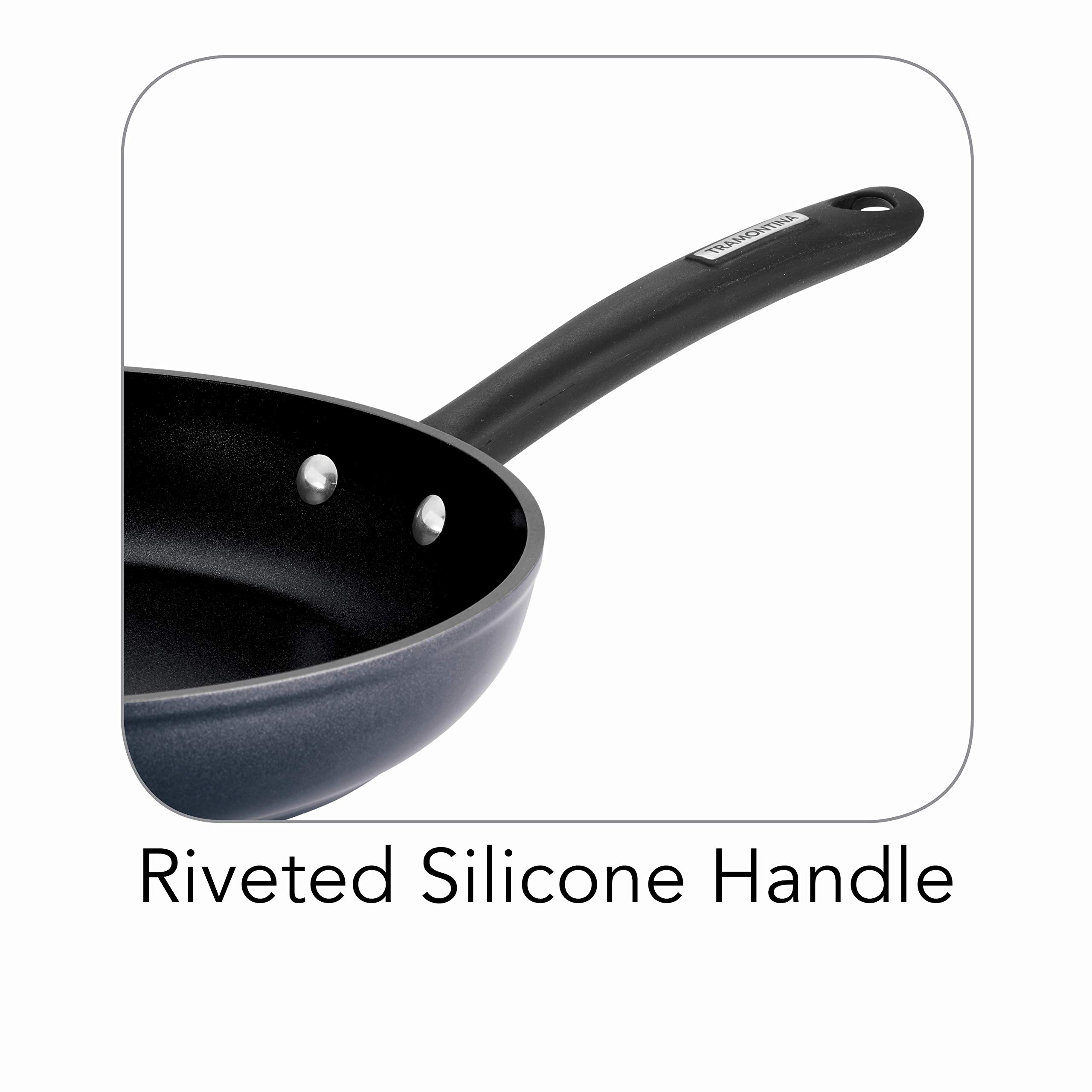 Tramontina Cold Forged Nonstick Fry Pan Aluminum Metallic Black (11-inch), 80141/010DS