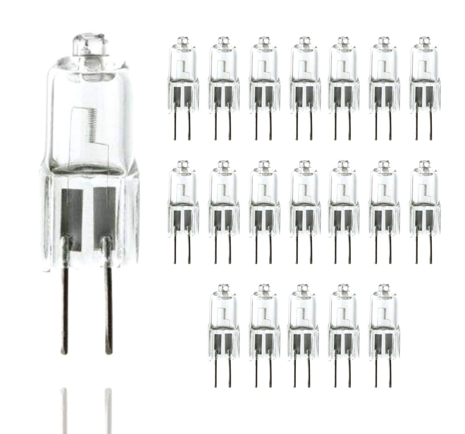 Sterl Lighting β 10 Watt T3 Landscape G4 Bulb 2 Pin Base, Wall Sconces & Puck Light Bulbs Halogen JC Type 12V 10W G4 1.22Inch 140Lm 2700K Warm White Clear β 20 Pack