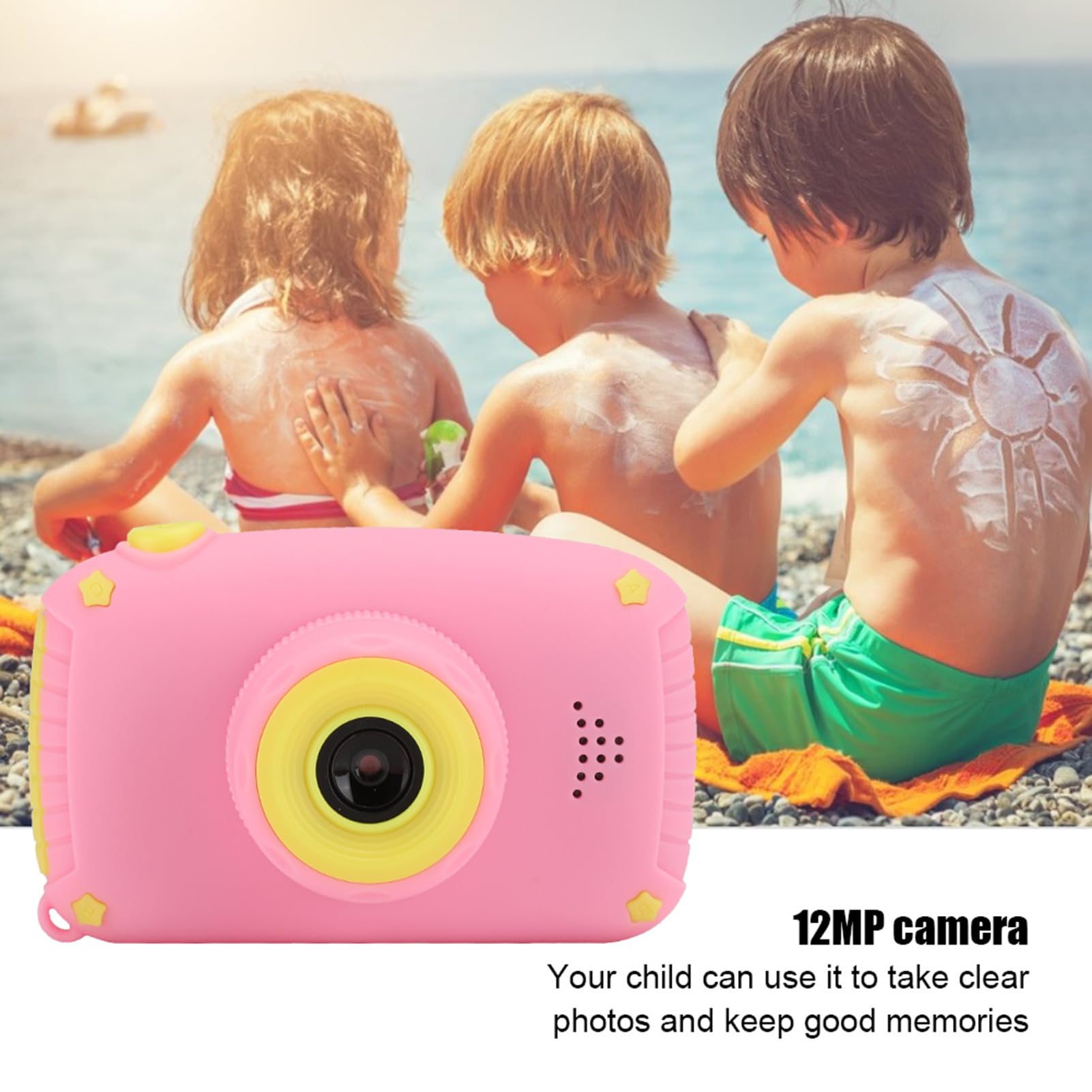 X9 Children Digital Camera Gift Toy Portable ABS Children's Digital Camera 12MP 2.0 inch High Definition Color Screen Children Gift Toy