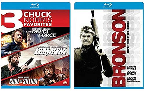 Ultimate Chuck Norris vs. Charles Bronson Blu-ray Action Collection: The Delta Force / Lone Wolf McQuade / Code of Silence / Death Wish 2 / Death Wish 3 / Death Wish 4: The Crackdown