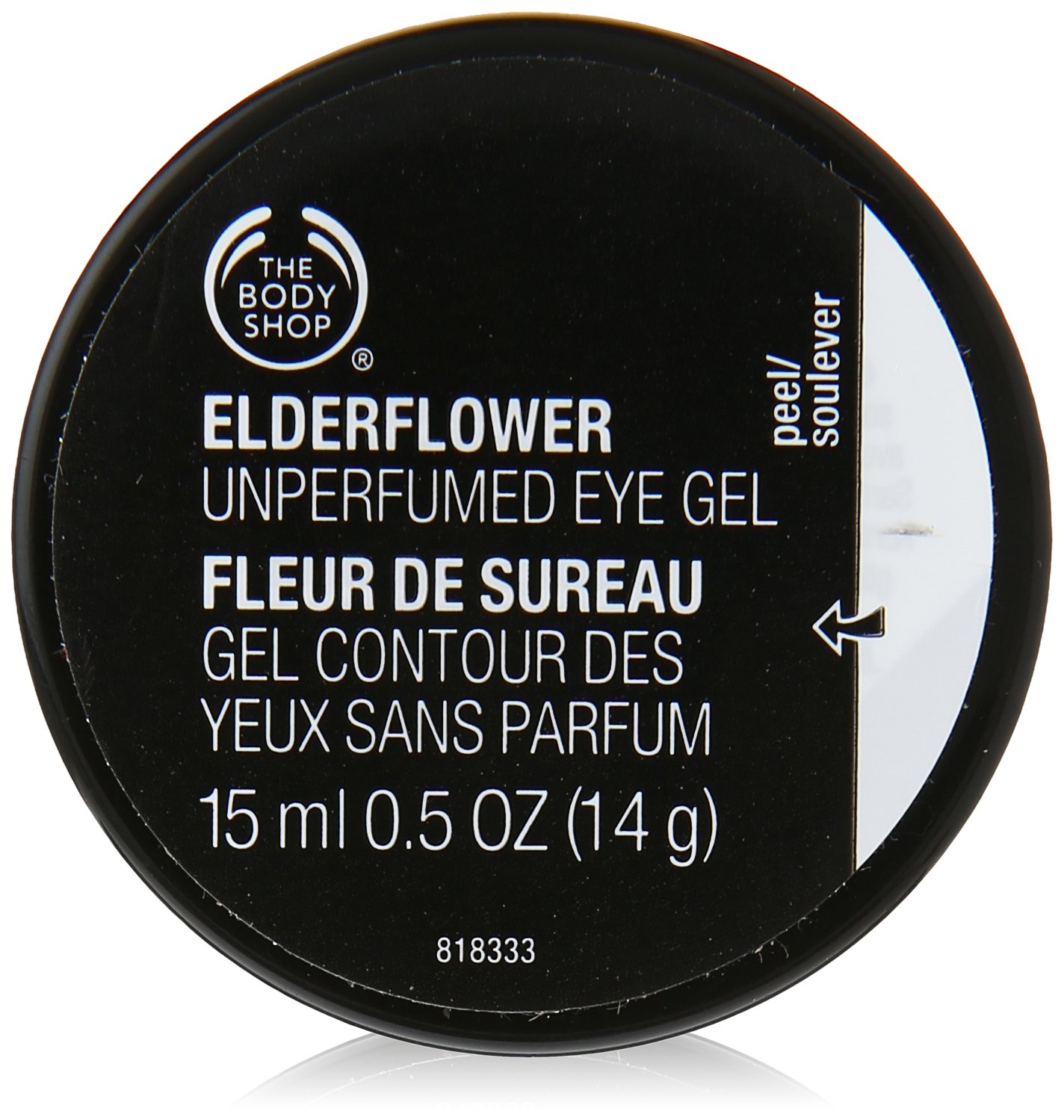 The Body Shop Elderflower Cooling Eye Gel, 0.5 Fl Oz