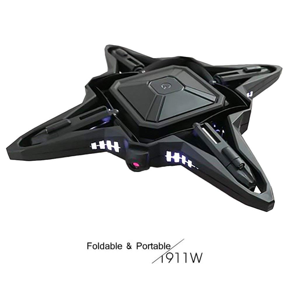UniDargon T911W VGA Wifi Transmission Foldable RC Drone with Altitude Hold Mode,Four-Axis One Key Take Off Landing and Headless Mode Easy Fly Steady for Beginners