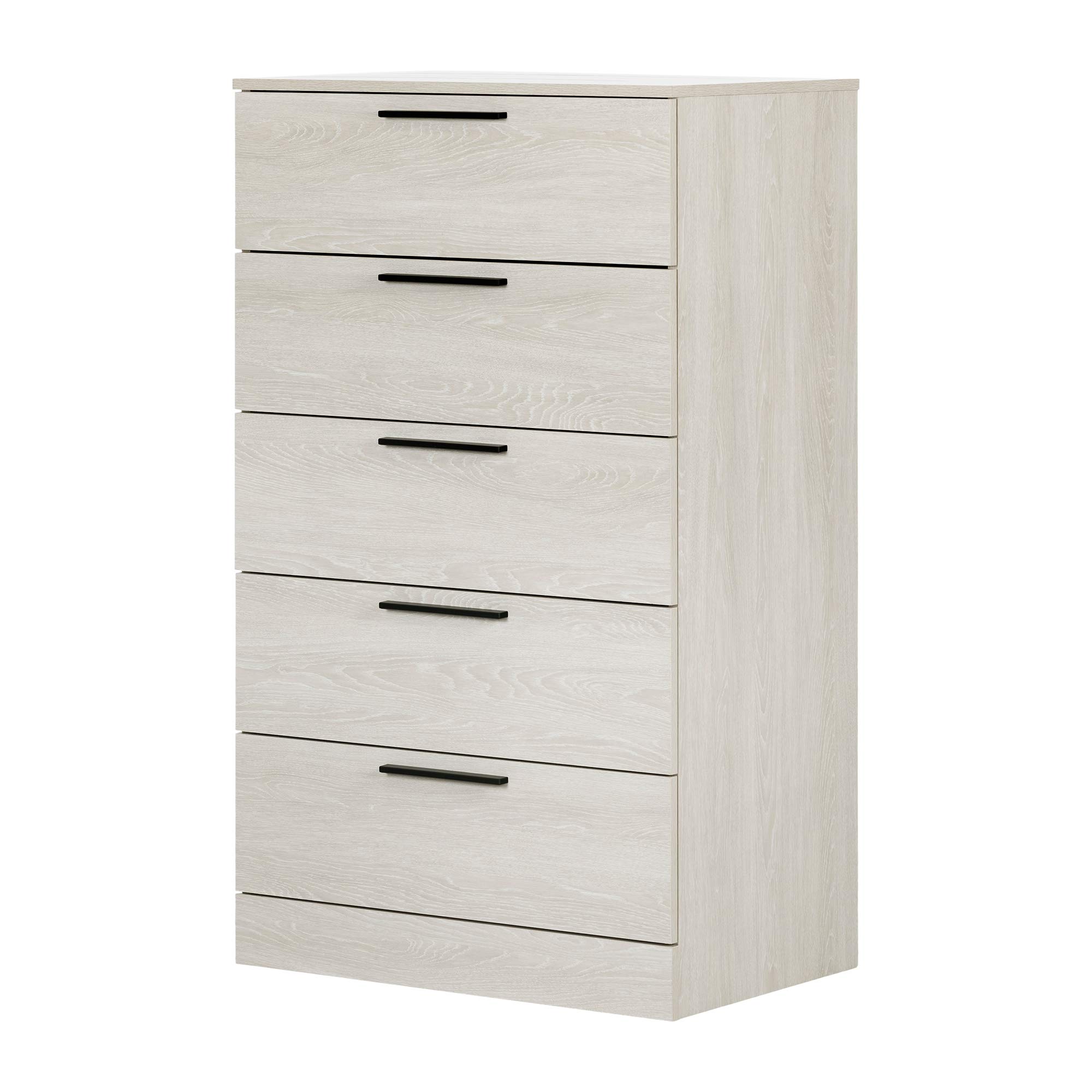 South Shore Step One Essential 5-Drawer Chest, Gray Oak, 29x 19 x 48.75 inches
